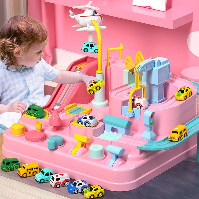 4cars Demiryolu Araba Tren Ray Çocuklar İçin Oyuncaklar Montessori ...