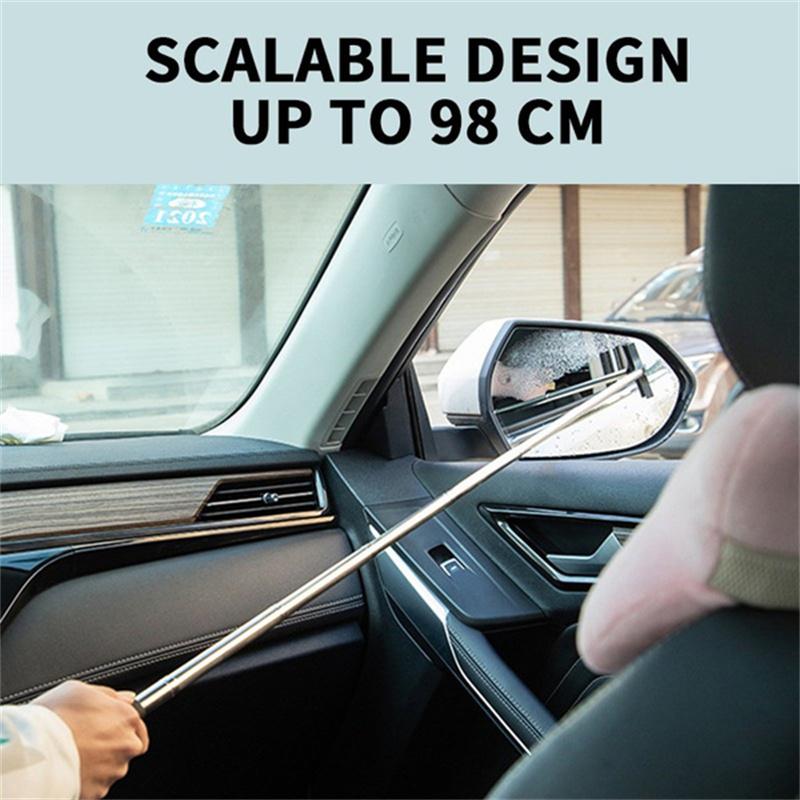 Buy Portable Retractable Rear-view Mirror Wiper Quickly Wipe Mist and ...