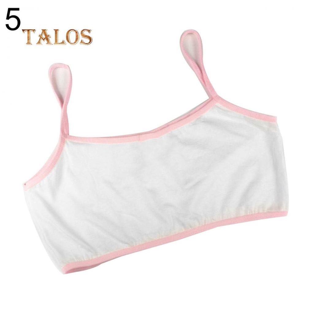Buy Kids Girls Corset Spaghetti Strap Underwear Maiden Cotton Sports ...