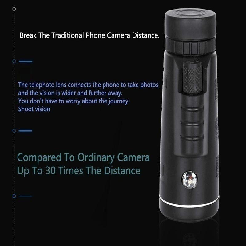 Buy Newest HD Monocular Telescope Dual Focusing Adjustment Low Light ...