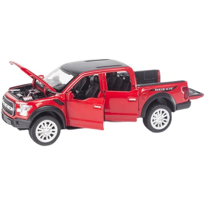 Buy 1 :32 Ford Raptor F150 Big Wheel Alloy Diecast Car Model With With ...