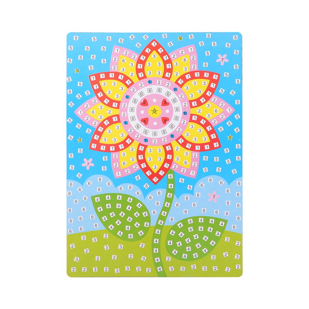Buy 1pc Sticker Educational DIY Mosaic Sticker Crafting Stickers Mosaic ...