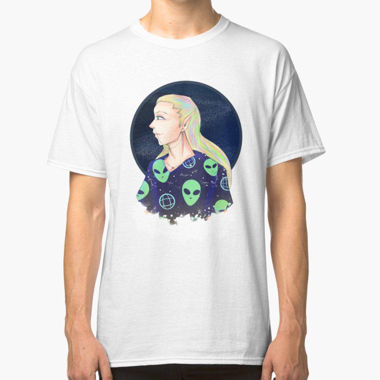 Buy Cartoon Anime TShirt Summer Short Sleeve Casual Unisex Tees Alien ...