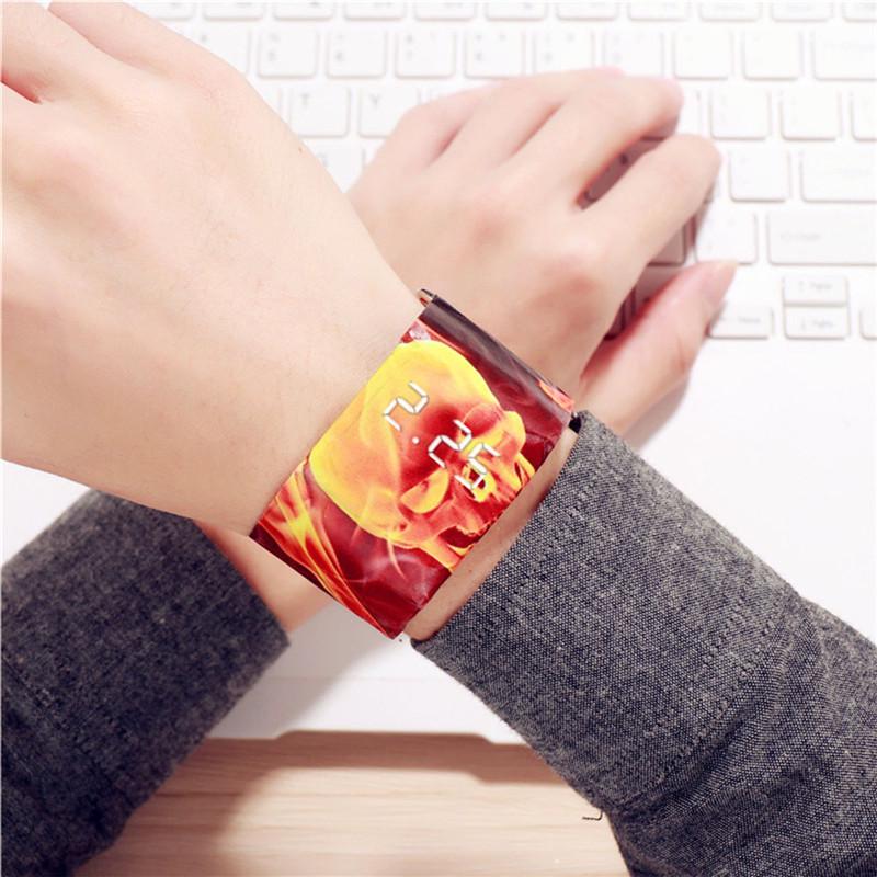 Cheap Creative Paper Watch LED Waterproof Bracelet Paper Strap Digital ...