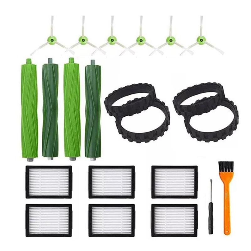 For iRobot Roomba I7 I7+E5 E6 Main Brush Side Brush Hepa Filter uygun ...
