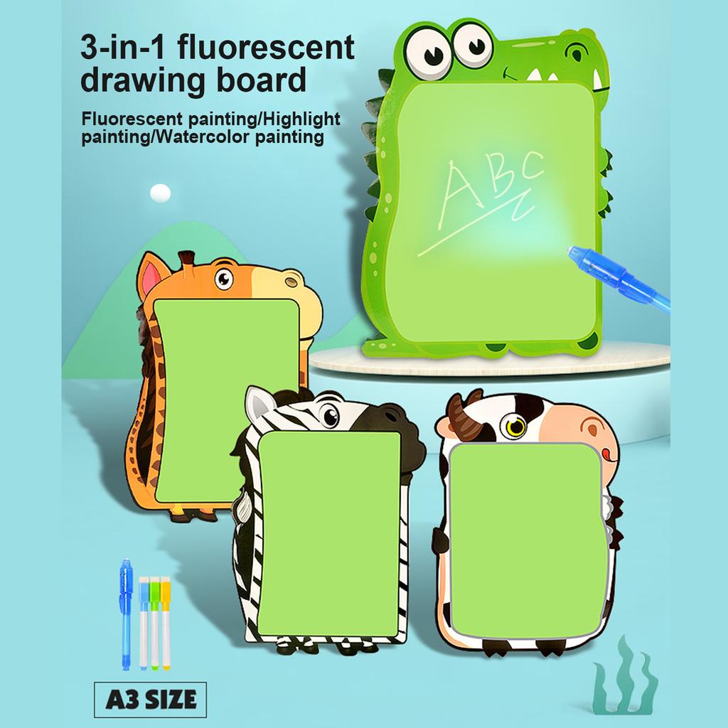 Buy Drawing Board Multi-Functional Cartoon Graffiti Fluorescent Drawing ...