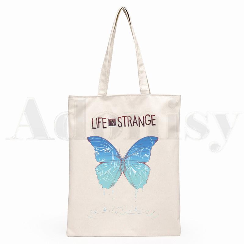 Cheap Life Is Strange Graphic Cartoon Print Shopping Bags Girls Fashion ...