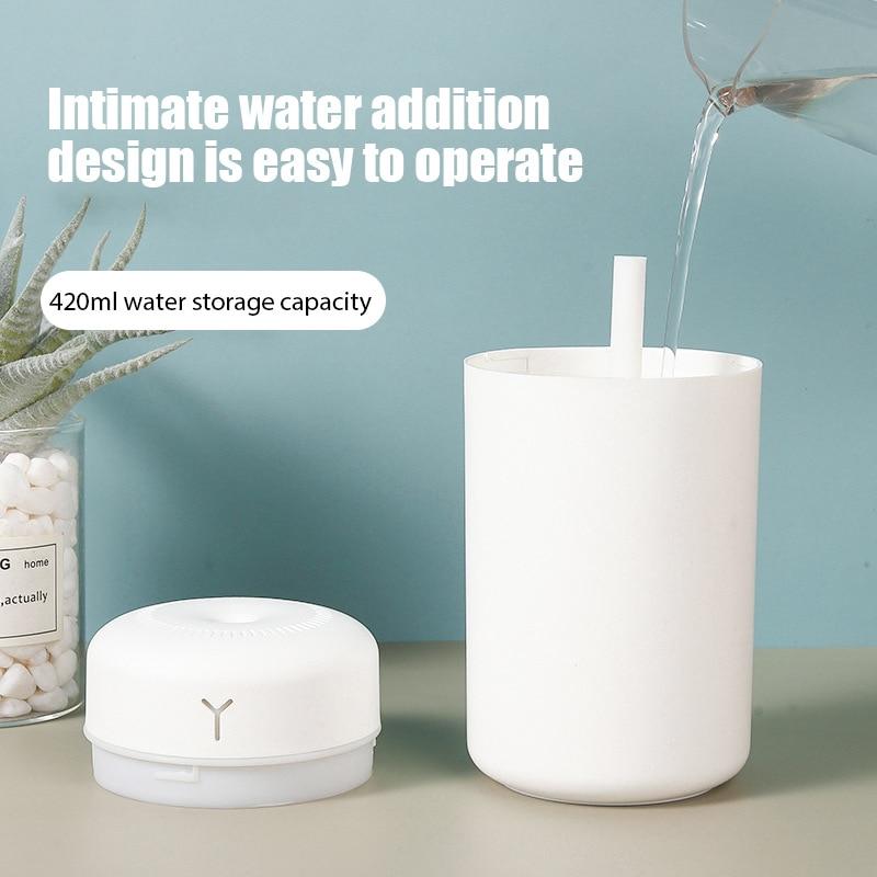 Cheap New Electric Air Humidifier With Colorful Night Light 420ML ...