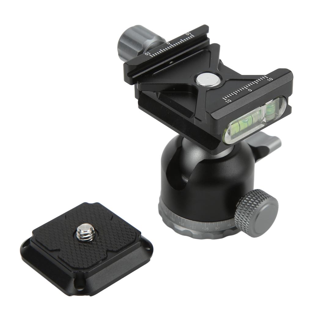 Buy Mini Aluminum Alloy Ball Head 360° Panoramic Ball Head with Quick ...