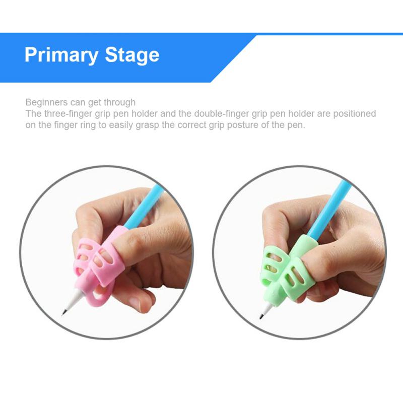 Three Fingers Thumb Protection Wrap Pencil Holder kindergarten children ...