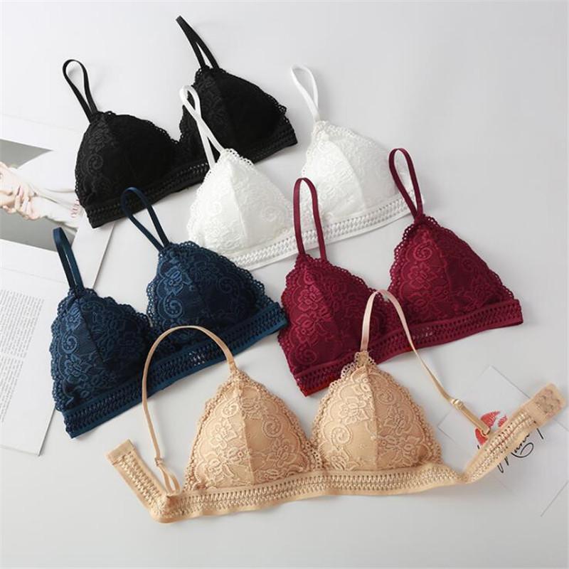 Buy Fashion Women Push Up Bra Seamless Deep V-neck Lace Pitted Spicy ...