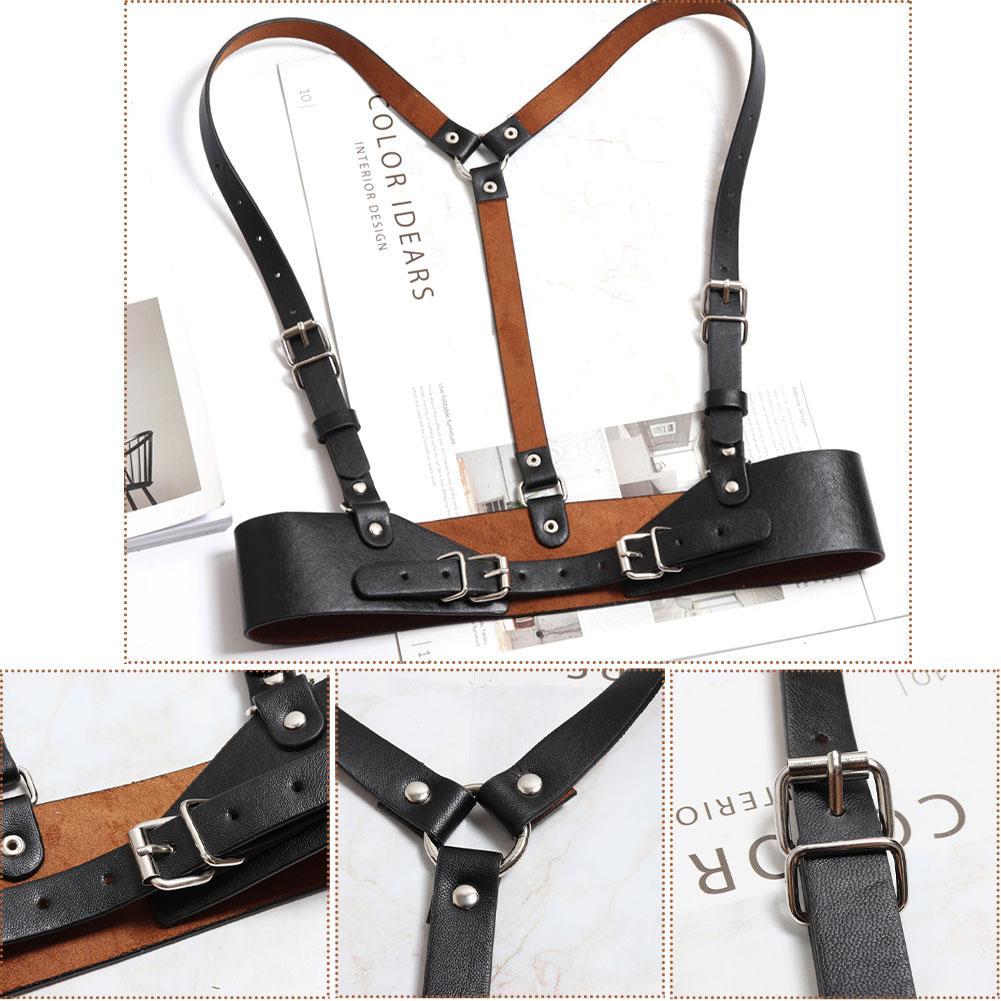 Cheap Women Sexy Garters Faux Leather Waist Belt Crop Top Cincher ...