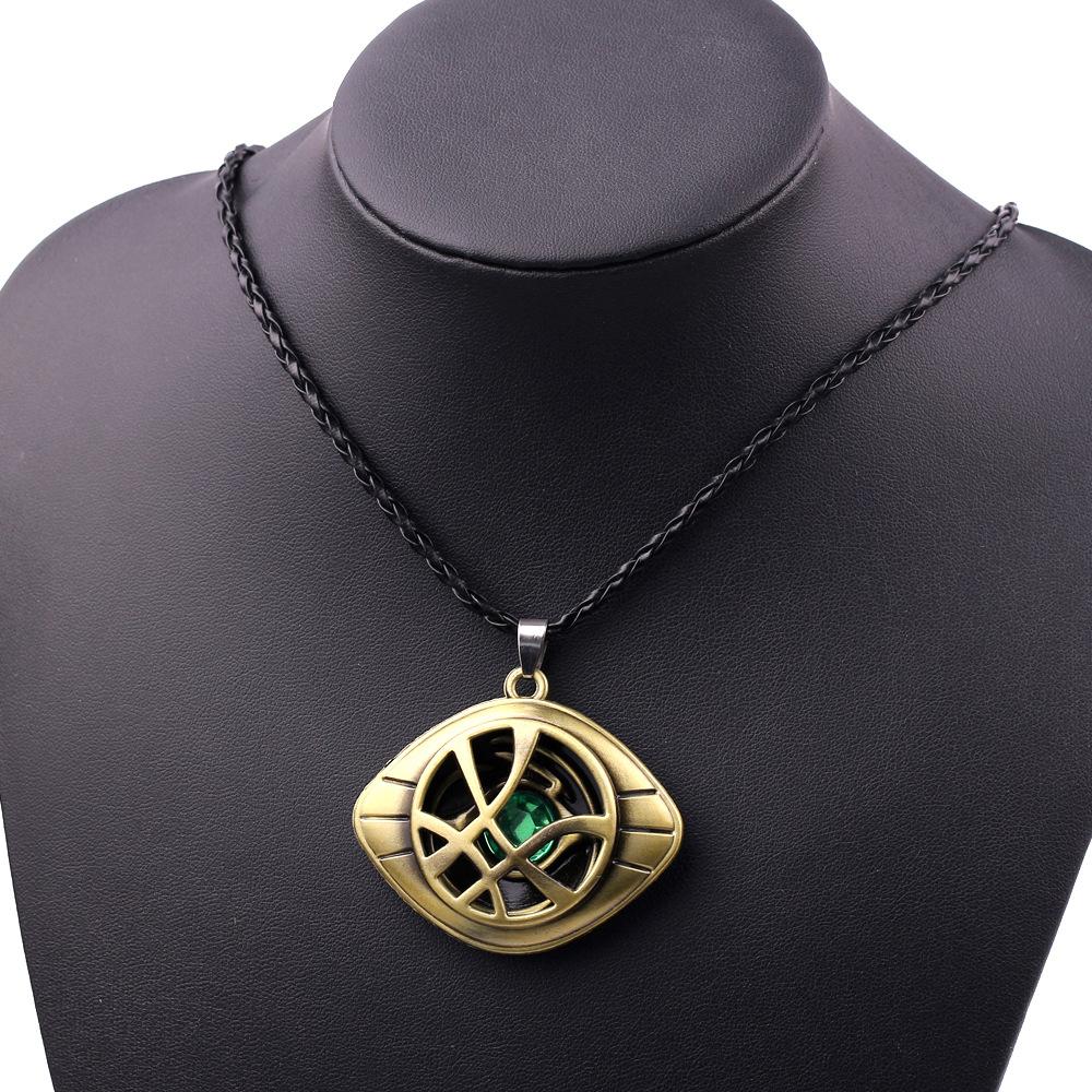 Buy Doctor Strange Eye of Agamotto Necklace Metal Pendant Pendant ...
