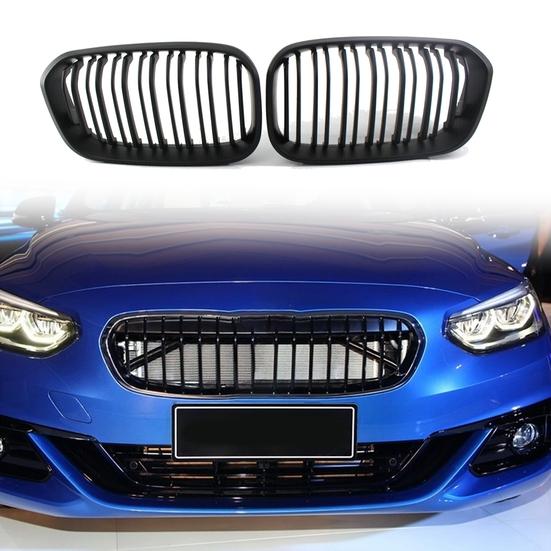 1Pair Car Grilles Front Bumper Grills Matte Black 51137371685 uygun ...