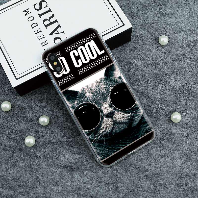 Buy Cool Cat Phone Case For Huawei P10 plus/P8 Lite 2017/P10lite/honor ...