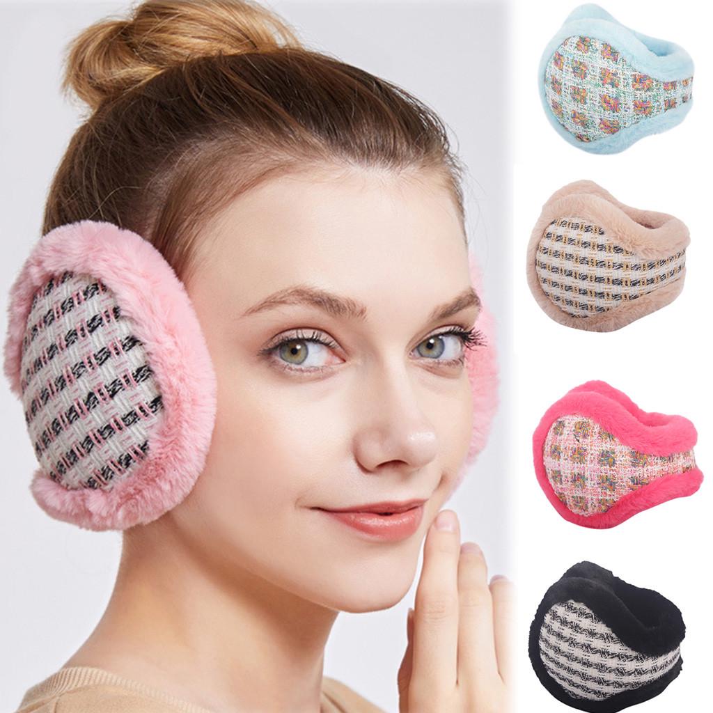 Buy Unisex Foldable Winter Earmuffs WinterWindproof Ear Warmer Thicken ...
