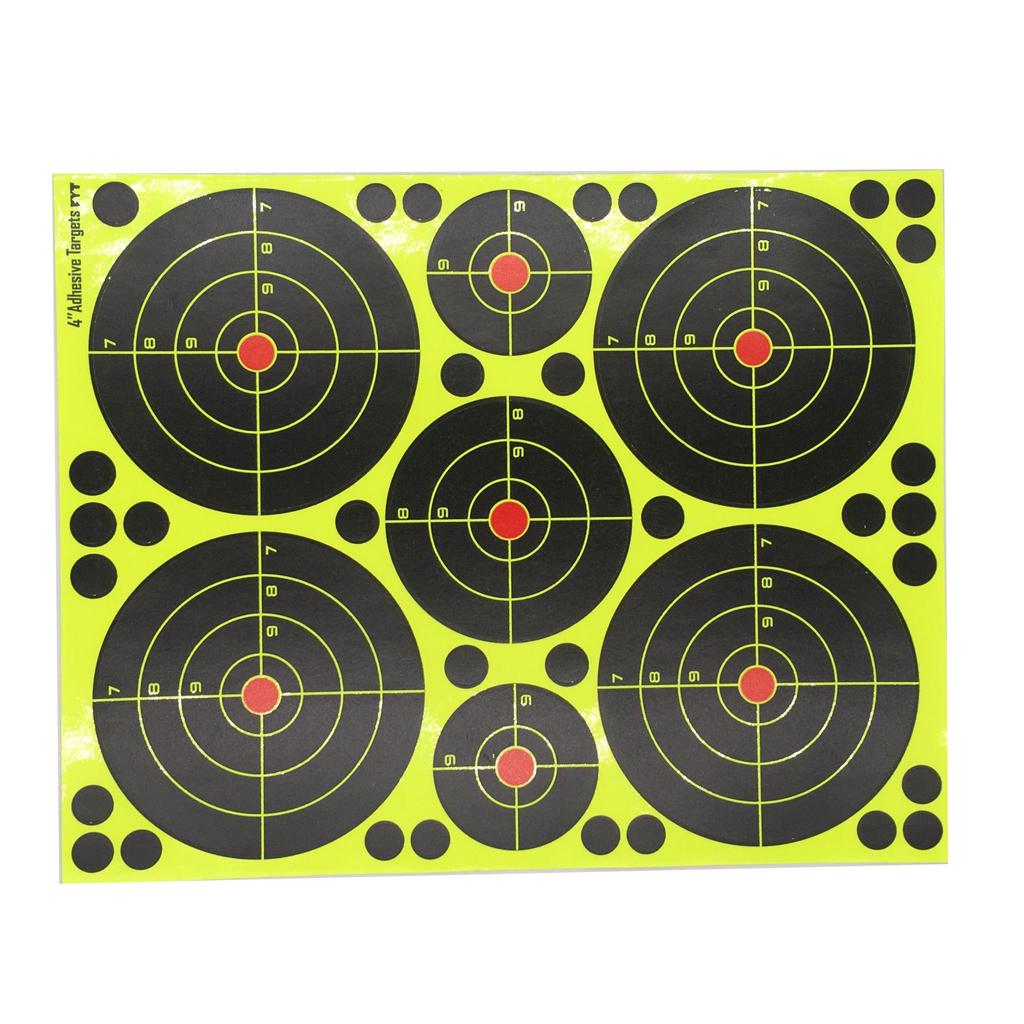Buy 10 Pieces Combined Size Shooting Practice Splash Fluorescent Paper ...