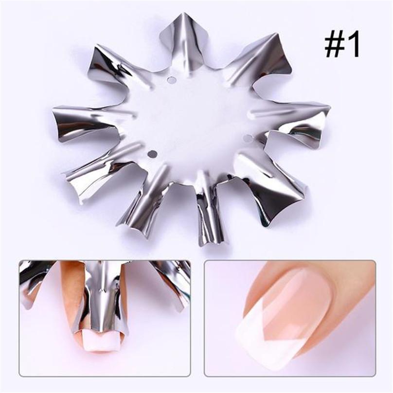 Buy Beauty Easy French Manicure Line Edge Cutter Stencil Trimmer Multi ...