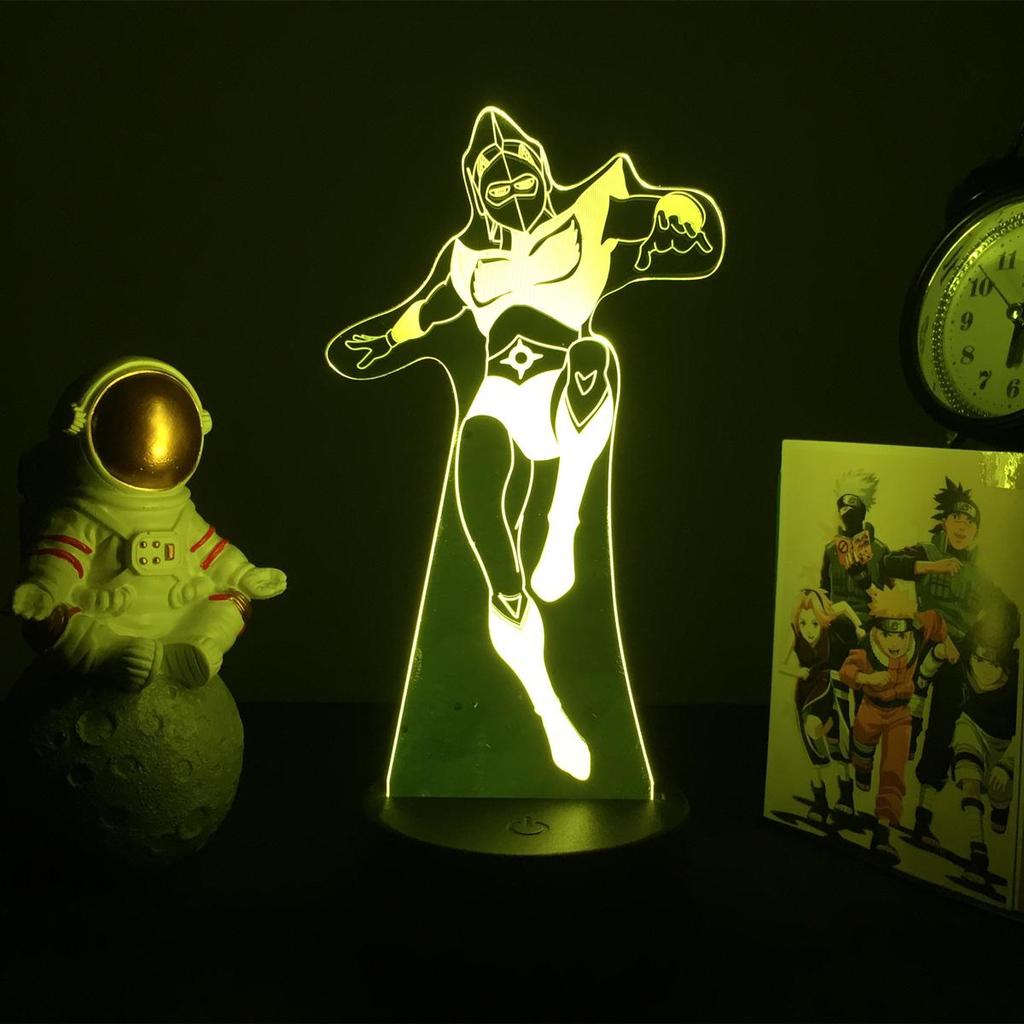Buy Ultraman Taro Japanese Anime Manga 3D Night Light for Bedroom Decor ...
