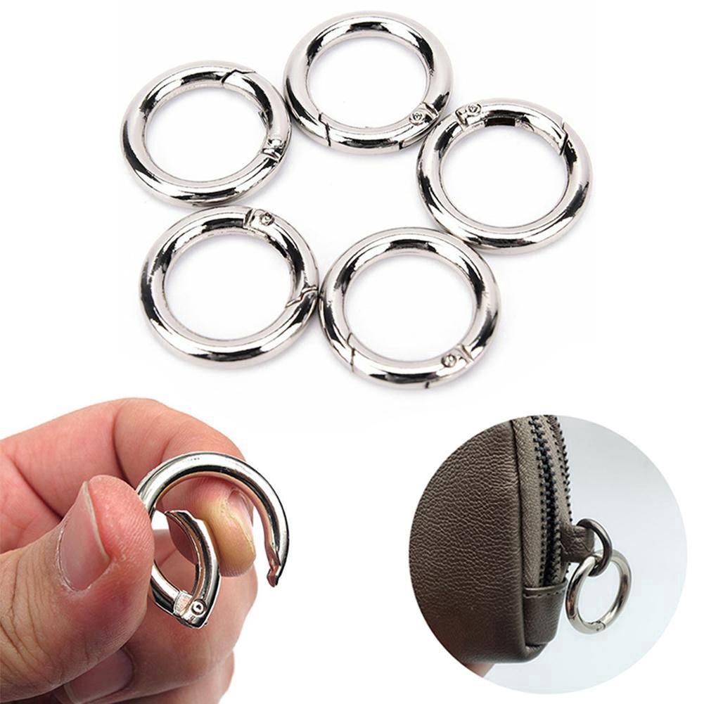 Satın alın 6pcs Circle Round Carabiner Camp Spring Snap Clip Hook ...