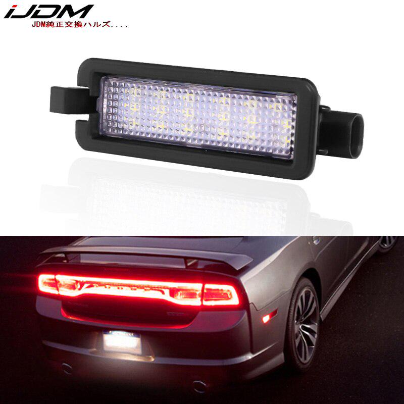 Dodge Charger Challenger Plaka Lambası için 2PCS Daha Parlak Beyaz 18 ...