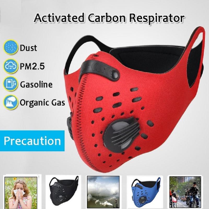 4 Carbon N99 Filters Dust Mask Pollution Pollen Allergy Woodworking ...