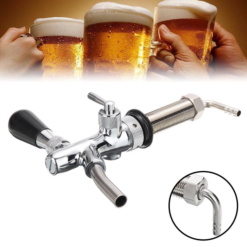 Buy Pdtoweb G5 / 8 Adjustable Stainless Steel Beer Tap Handle For ...