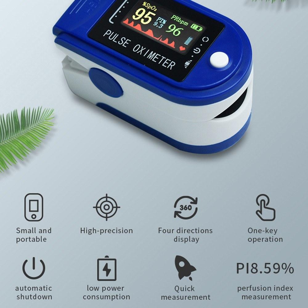 Buy Household Finger Oximeter Pulse Rate Perfusion Index SPO2 Blood ...
