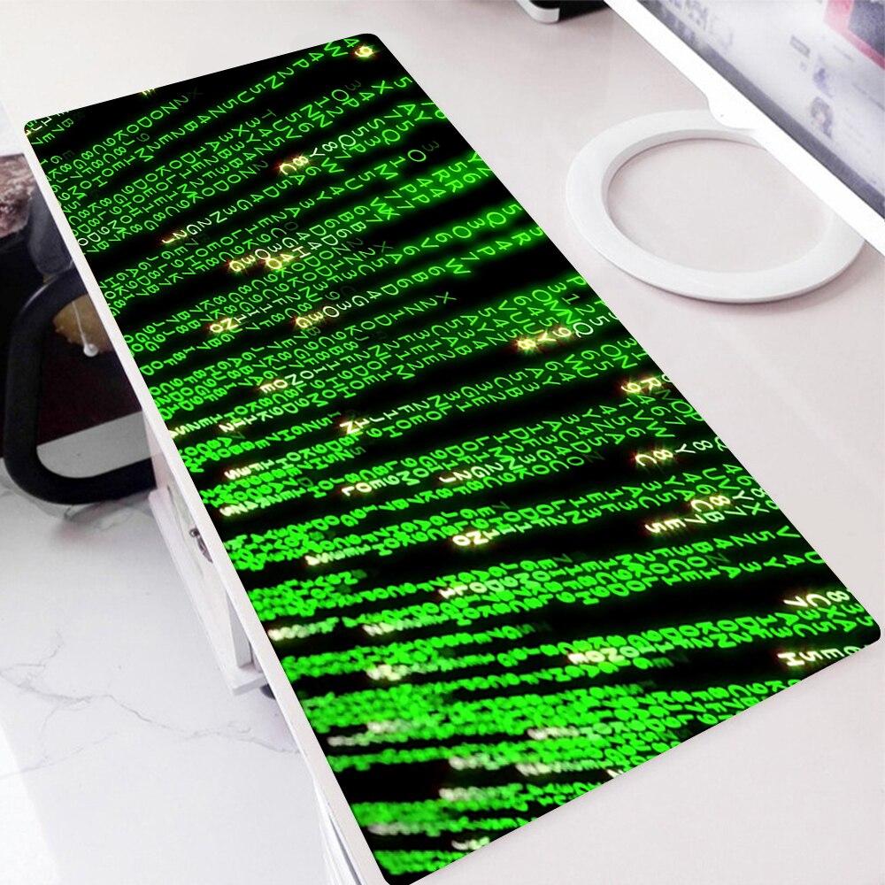 Buy 3D Matrix Binary Code Mouse Pad Anime Gaming Accessories Varmilo ...