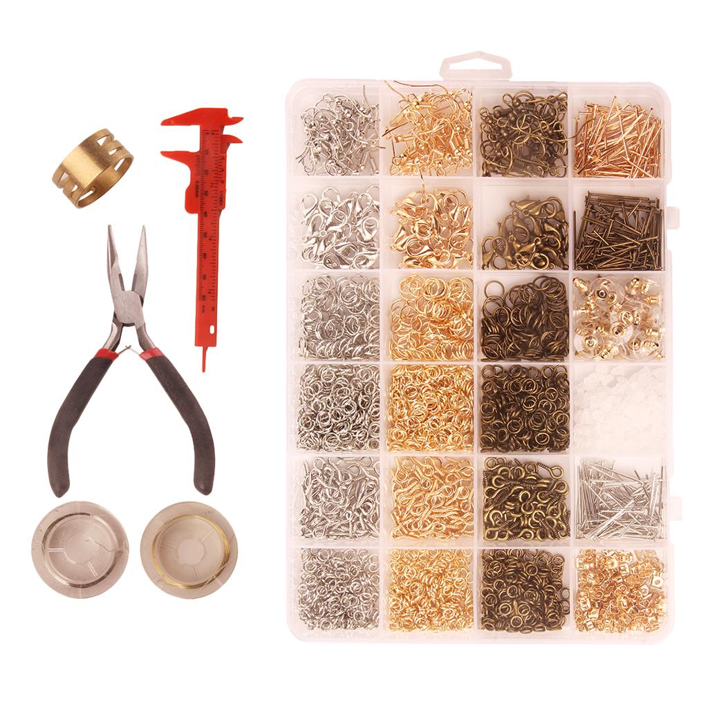 Buy Jewelry Making Kit Set Tool Supplies Findings Starter Beading ...