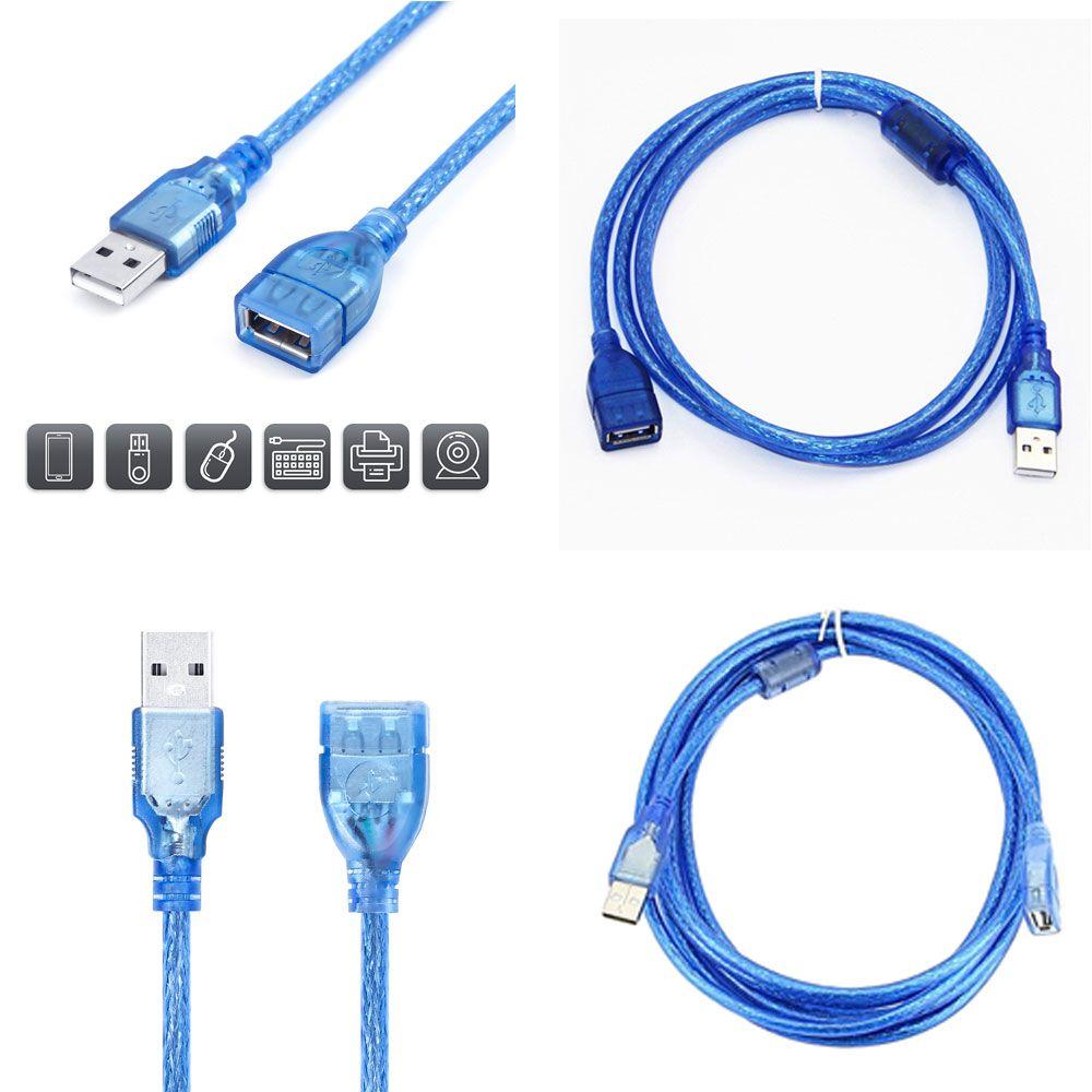 Buy Practical Universal Adapter Variety Blue Extension Cord USB Data ...