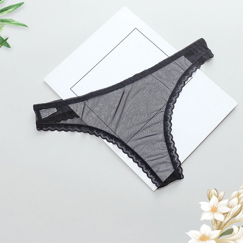 Cheap Sexy thong pants for women with fully transparent bottom ...