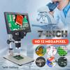 Buy G1200 Digital Microscope 12MP 7 Inch Large Color Screen HD 12 ...