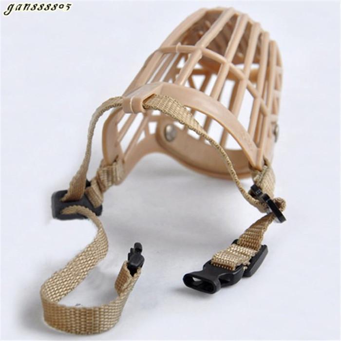Buy Pet Dog Muzzle Mask Anti-biting Plastic Basket Adjustable Mouth ...