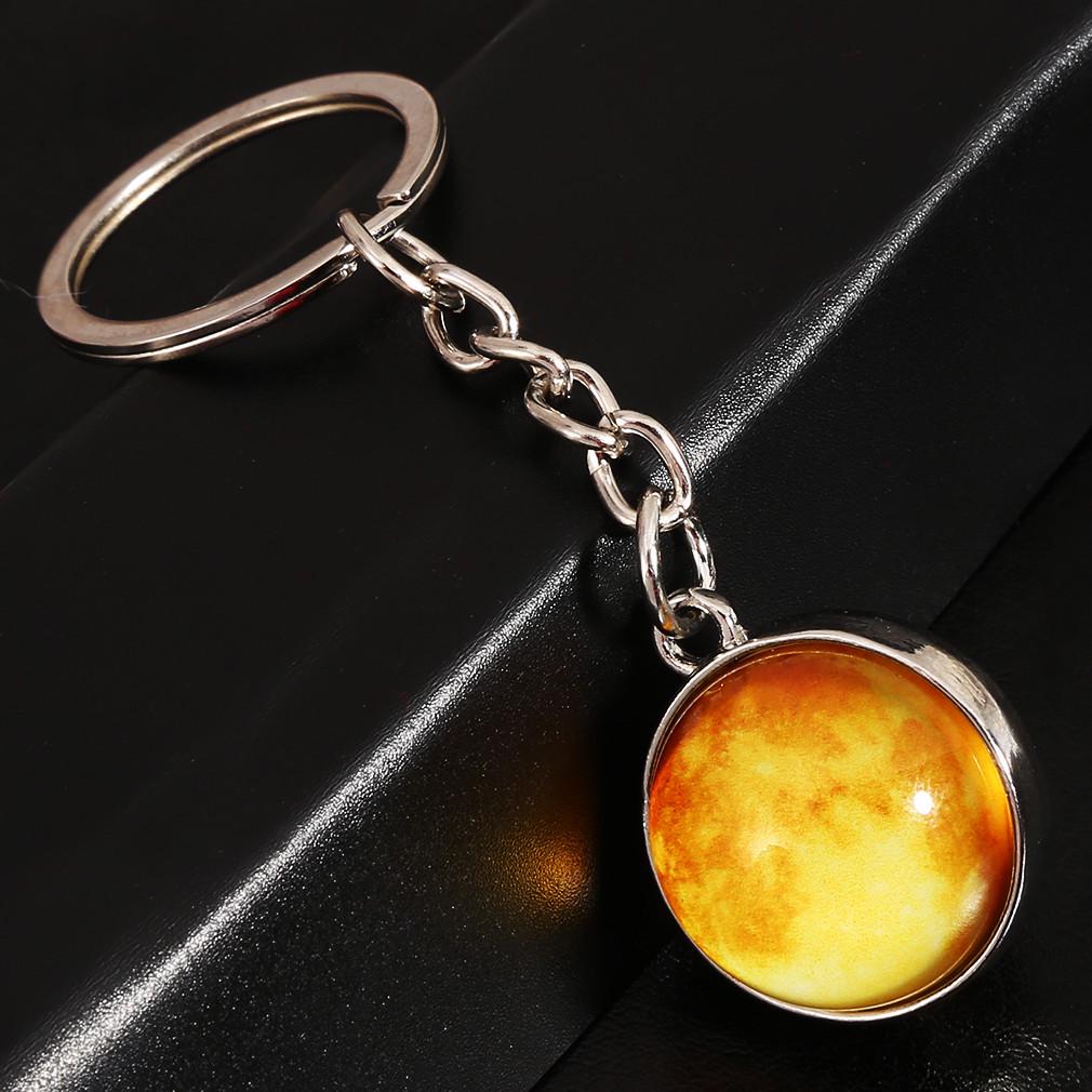 Buy Fashionable Cute Colorful Full Moon Keychain Household Items ...