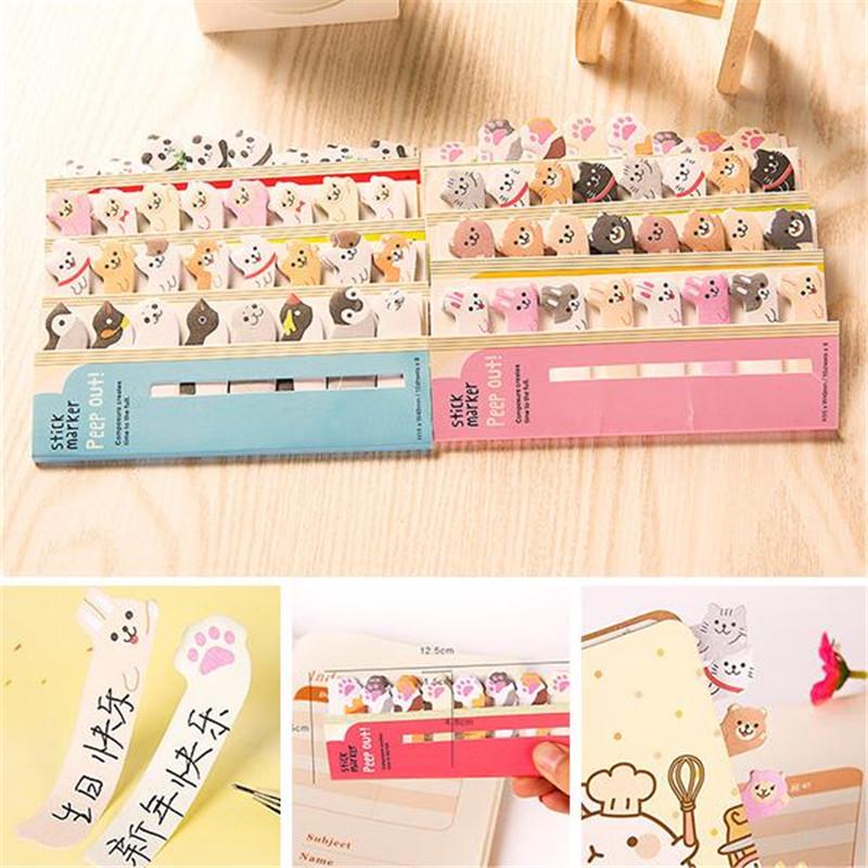 Buy Sticky Note Animal Girls Cute Kawaii Notes Post It Memo Pad School ...