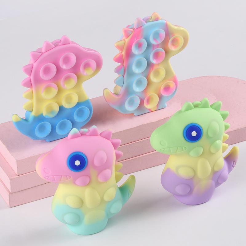 Buy Pop it decompression toy pinch squeeze ball dinosaur silicone ...