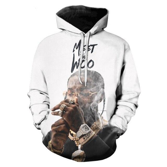 Cheap Creative Hoodies Pop Smoke Hoodie Men Harajuku Sweatshirt Women ...