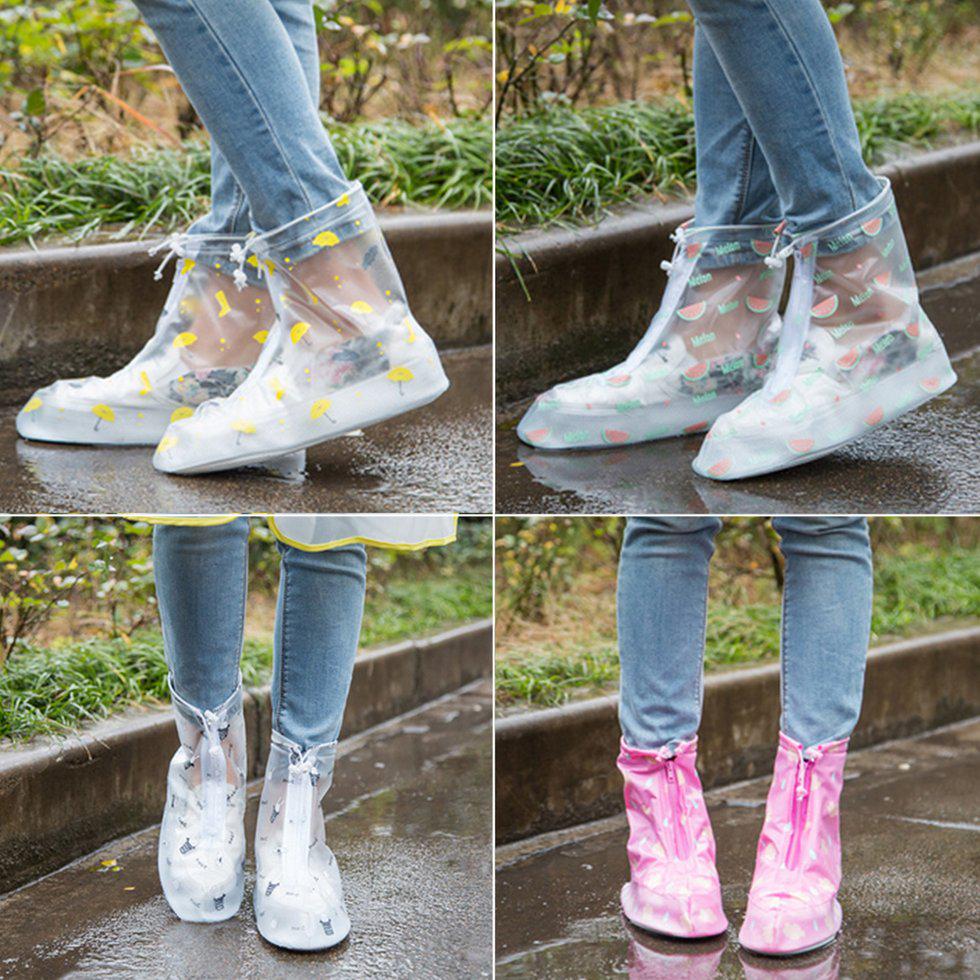 Buy Bou Anti-Slip Waterproof Reusable Shoes Covers Rain Protective ...