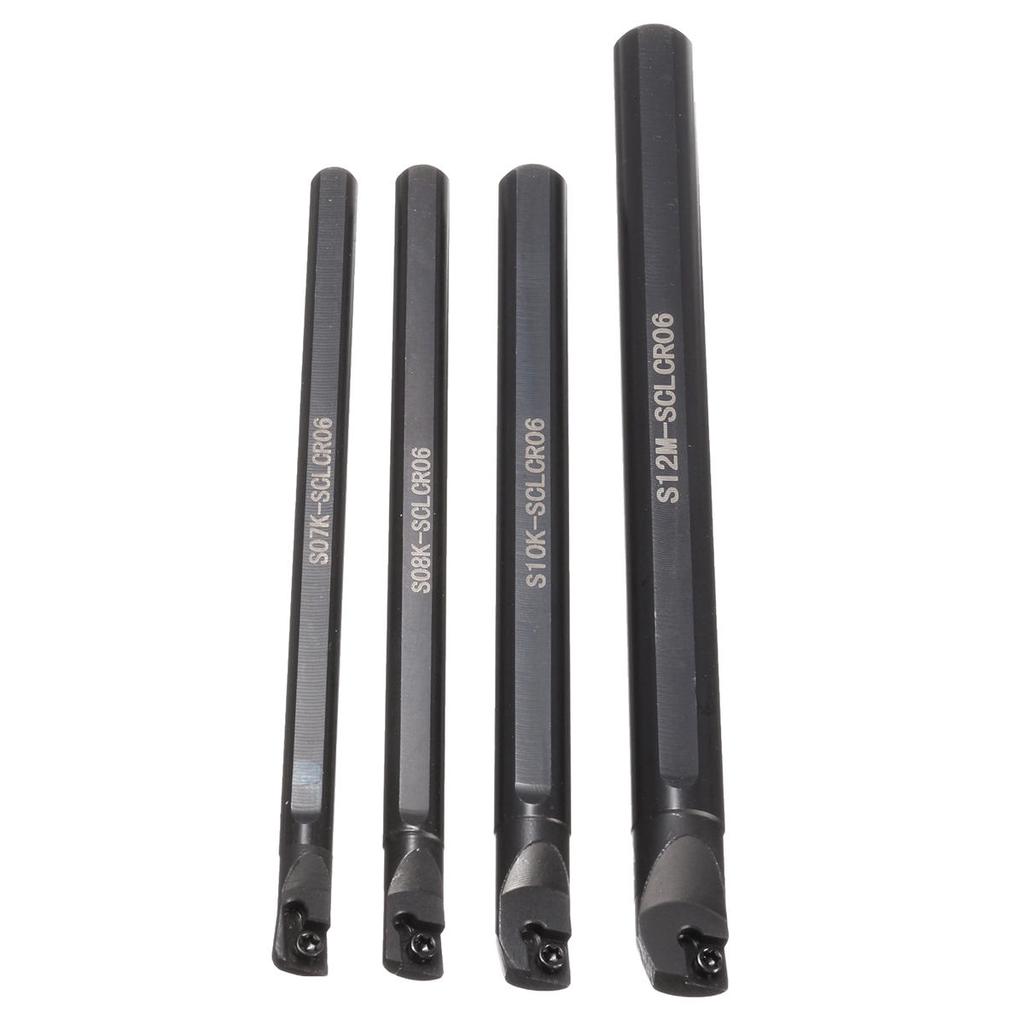 Buy Set Of 7 8 10 12mm SCLCR06 Turning Tool Lathe Boring Bar 10x CCMT0602 Inserts at affordable ...