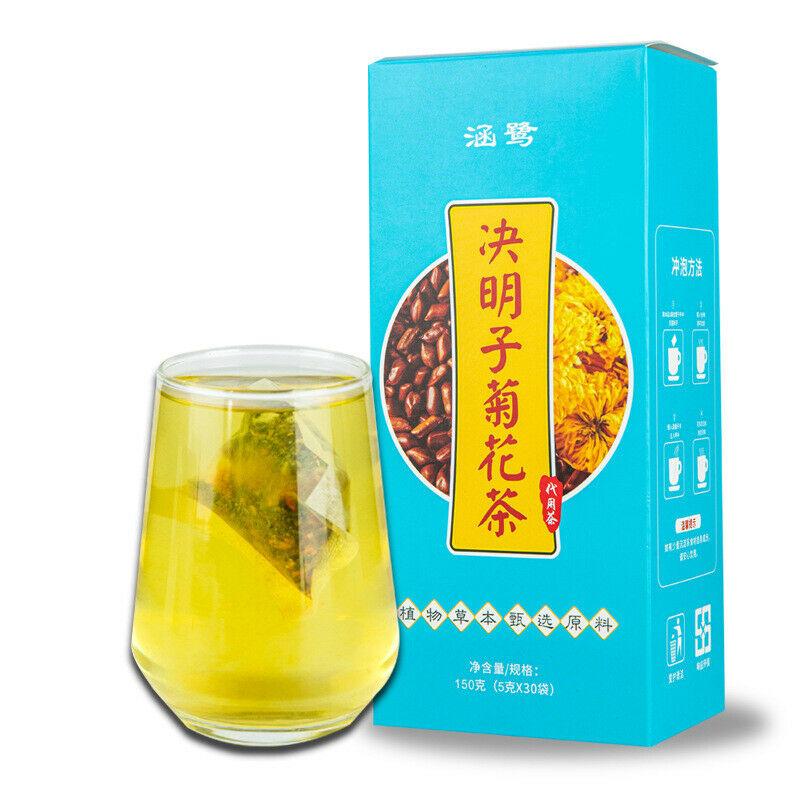 Buy Chrysanthemum Cassia Herbal Tea 5g*30 Bags Juhua Juemingzi Herbs ...