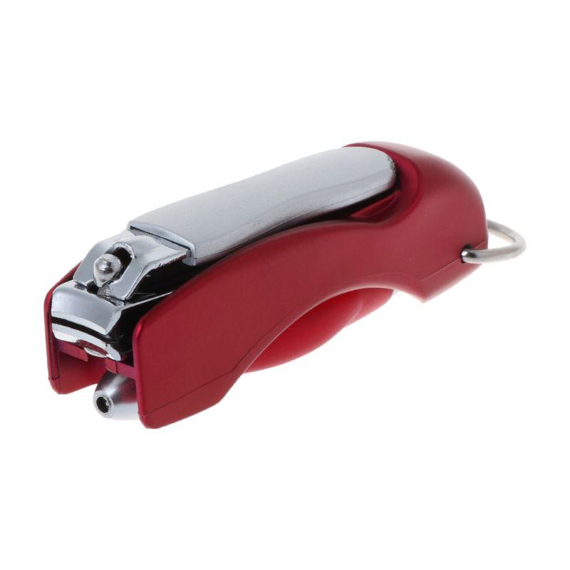 Buy Protable Key Chain Ballpoint Pen Multifunction Metal Nail Clippers ...