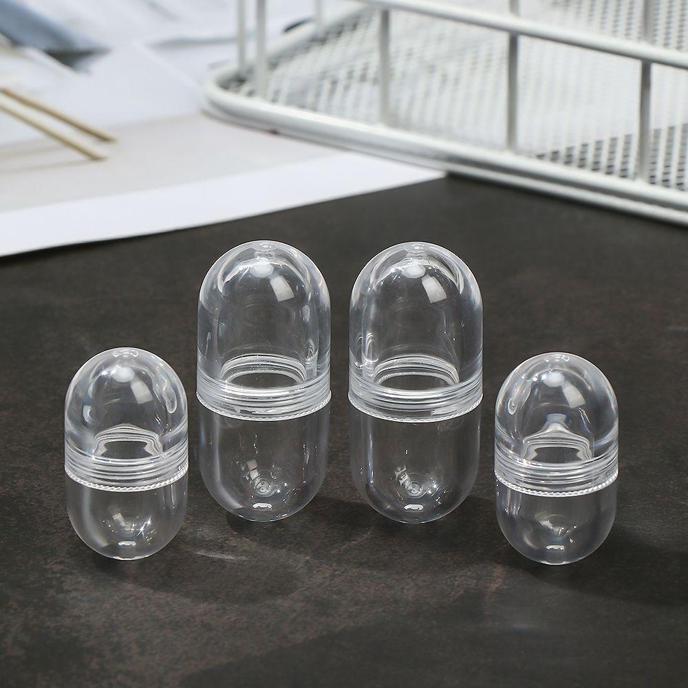 Cheap Transparent Drug Container Empty Capsule Shell Storage Box Pill ...