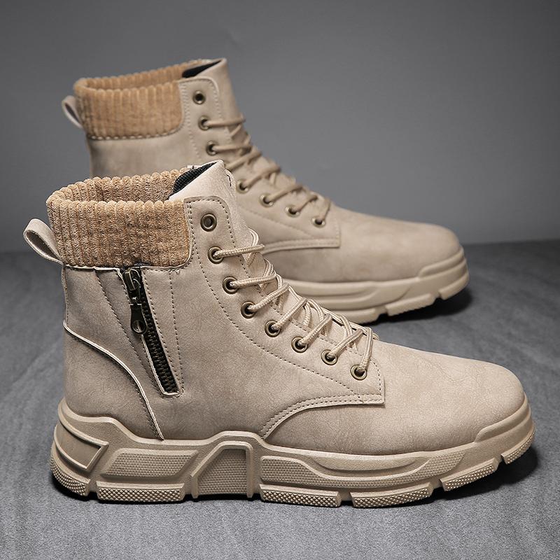 Buy Size 39-44 Autumn and Winter High Top Men's Boots Outdoor Sports ...