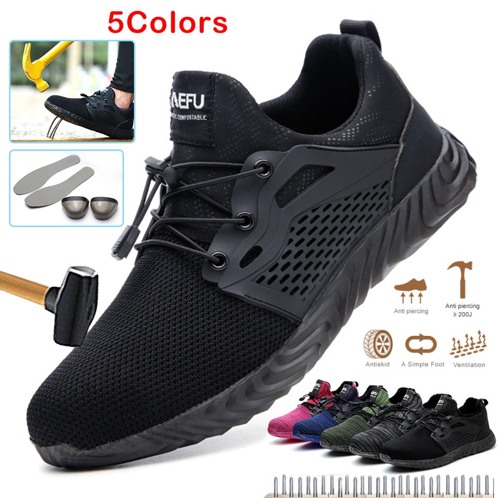 Buy Lightweight Steel Toe Safety Work Shoes Steel Toe Cap ...