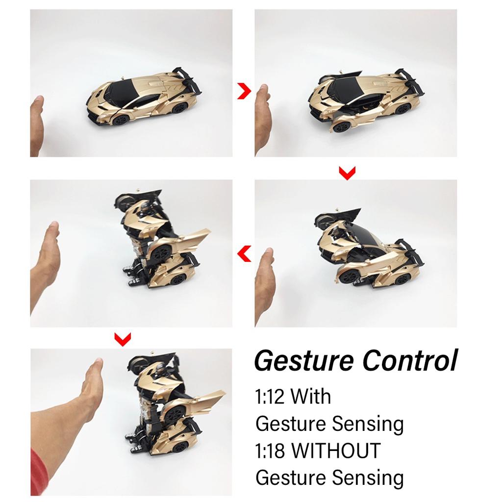 Buy 2 In 1 Gesture Sensing Remote Controll Robot Car Deformation ...