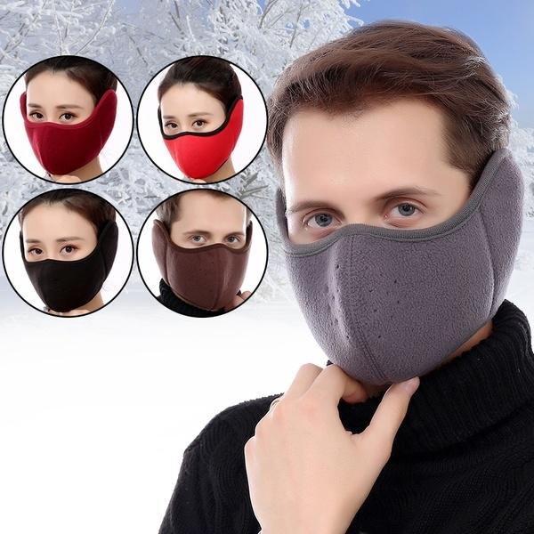 Buy Winter Warm Fleece Earmuffs Riding Ski Snowboard Half Face Mask For ...