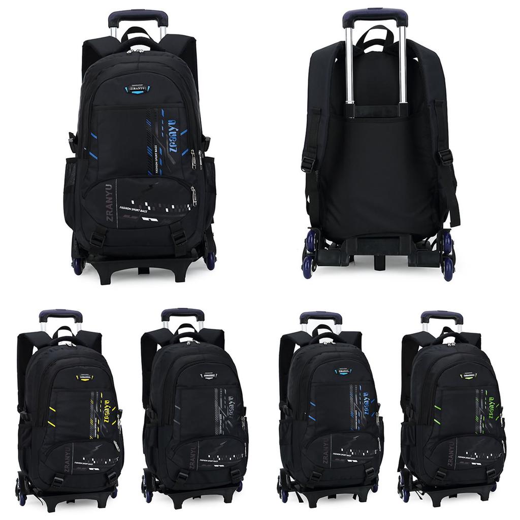 Buy Children‘s Trolley Bag with Wheel Backpack Christmas Gift Rod ...