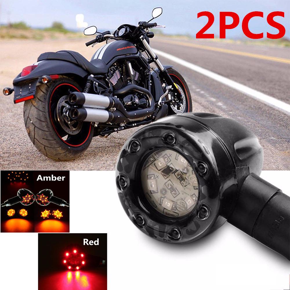 Buy 2 Universal Motorcycle Rear Led Indicator Lamp Turn Signal Brake