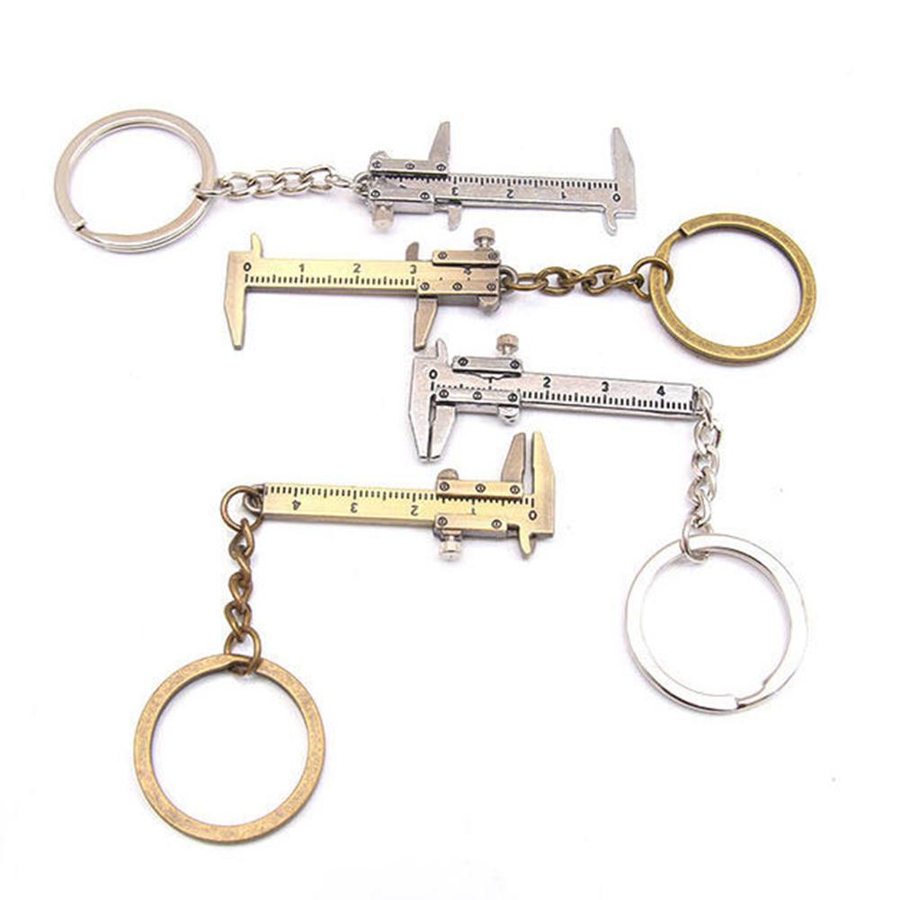 Cheap Mini Portable Zinc Alloy Vernier Caliper Key Chain Slide Ruler ...